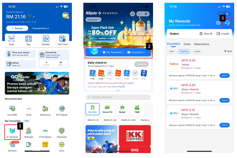 I have an issue with A+ rewards voucher, what should I do? – Touch 'n ...