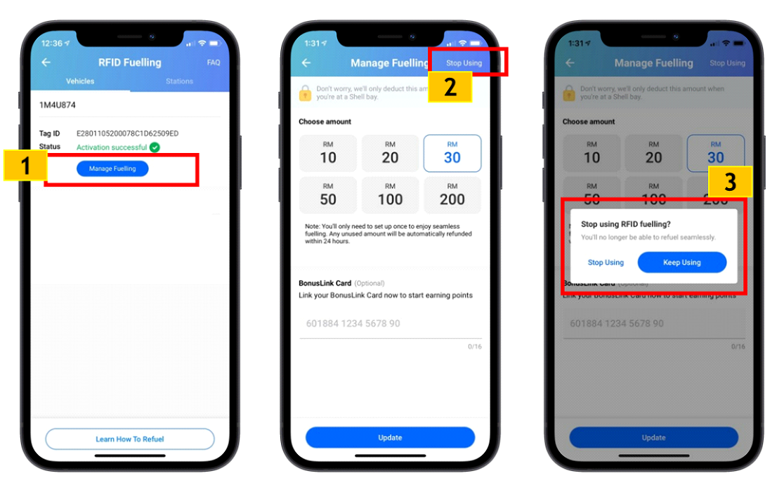 Bagaimanakah cara membatalkan RFID Fuelling? – Touch 'n Go eWallet ...