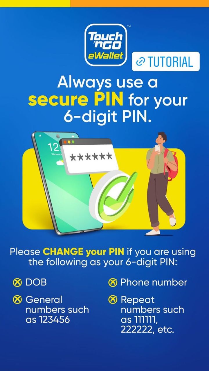 Adakah saya perlu membuat nombor PIN 6-digit TNG eWallet? – Touch 'n Go ...