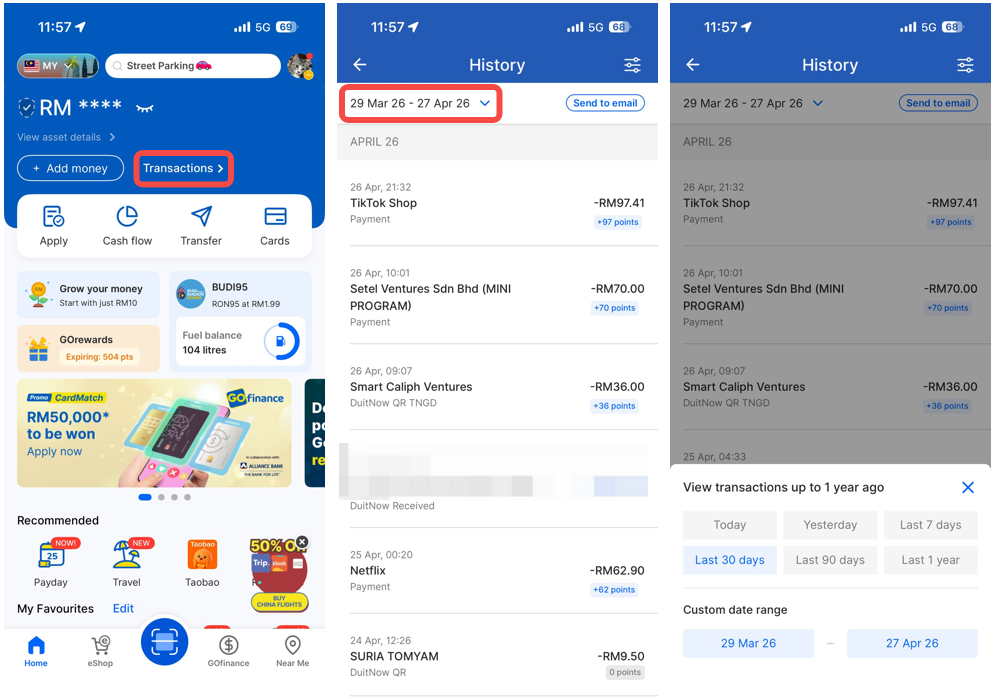 How can I view or download my transaction history? – Touch 'n Go ...